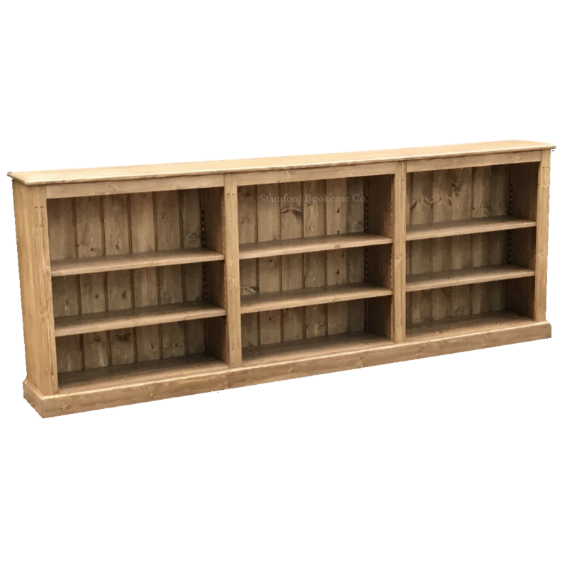 Low wide shelving unit store