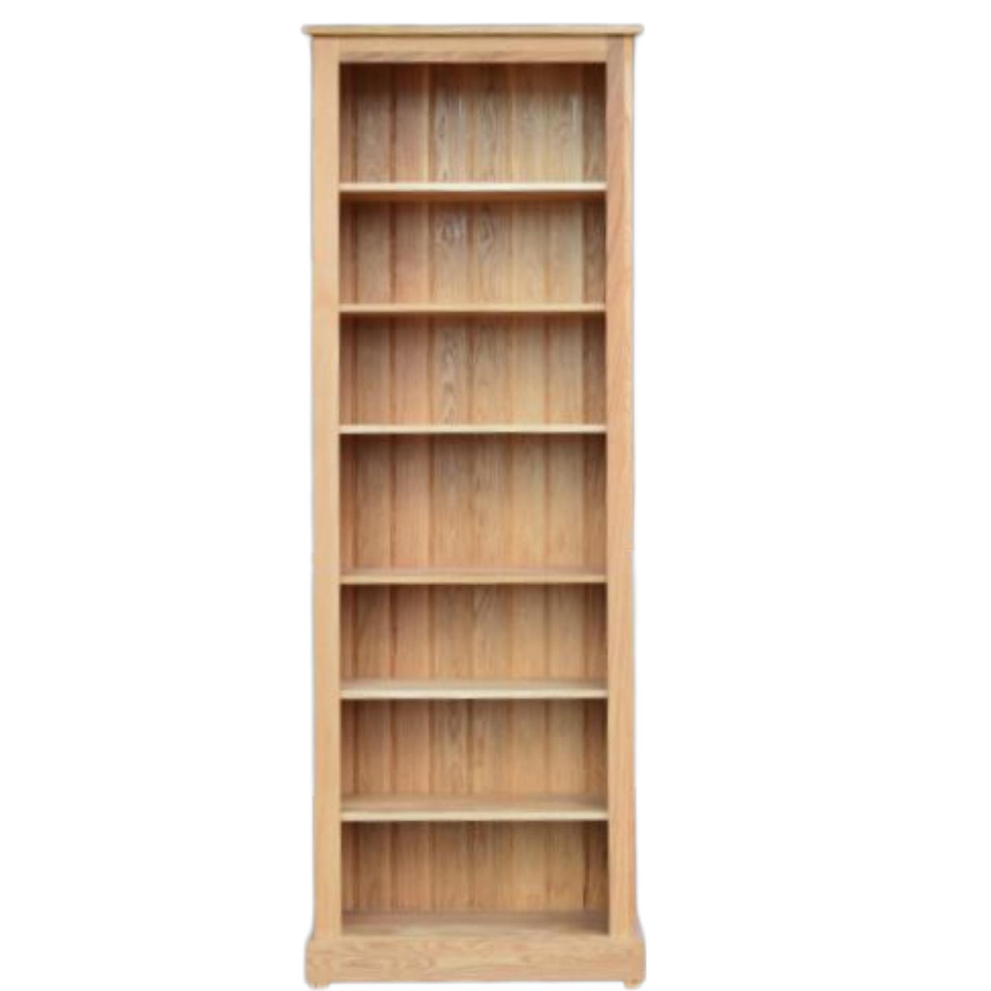 Genuine Solid Oak 7ft x 2ft Adjustable Display Tall Bookcase (OAK-72 ...